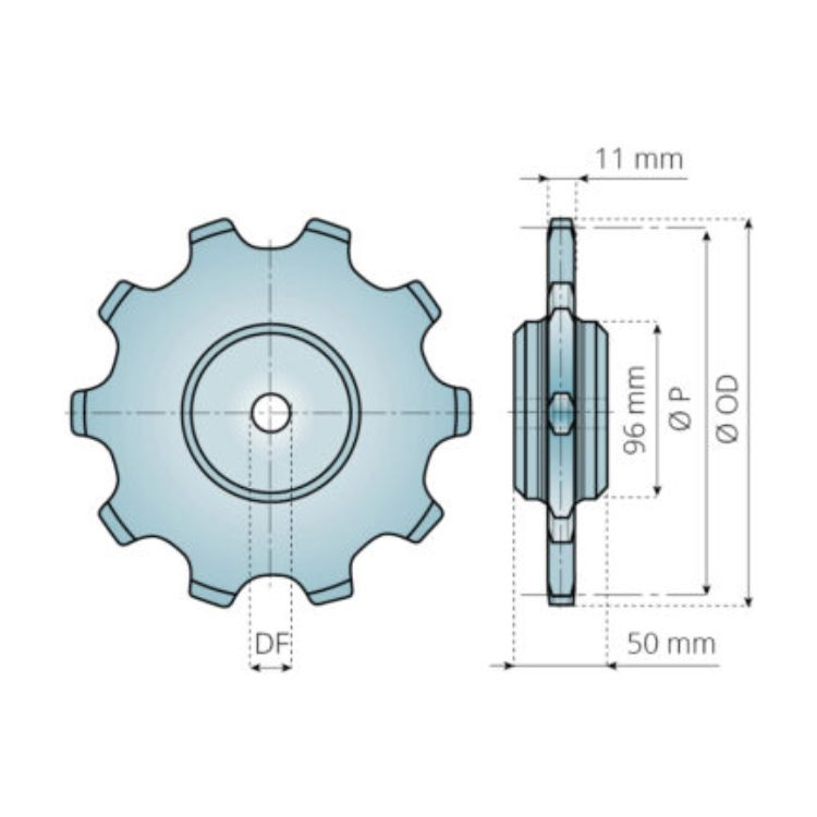 C00008 CC600-CC631 Series Split Machined & Molded – Drive & Idler ...