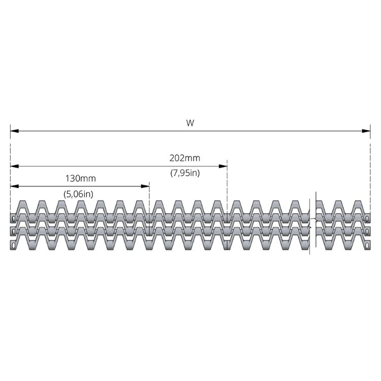 1270 Side Flexing (SF) Series Flush Grid (FG) Assembled to Width (ATW ...
